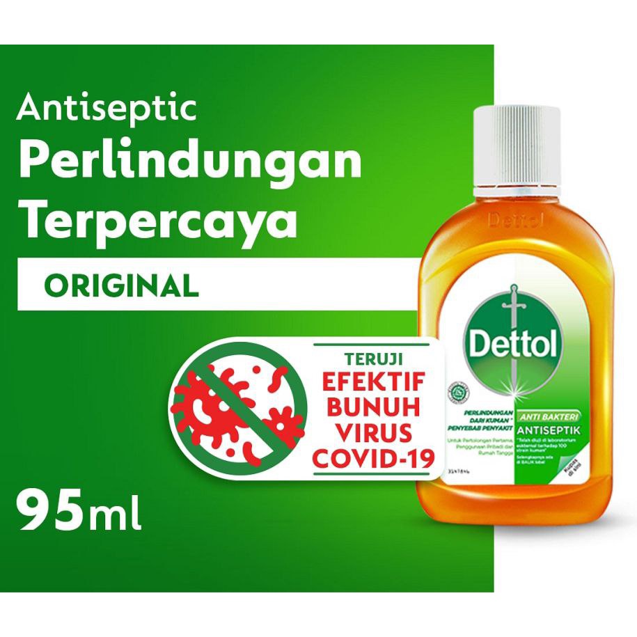 Jual Dettol Antiseptic 95ml | Shopee Indonesia