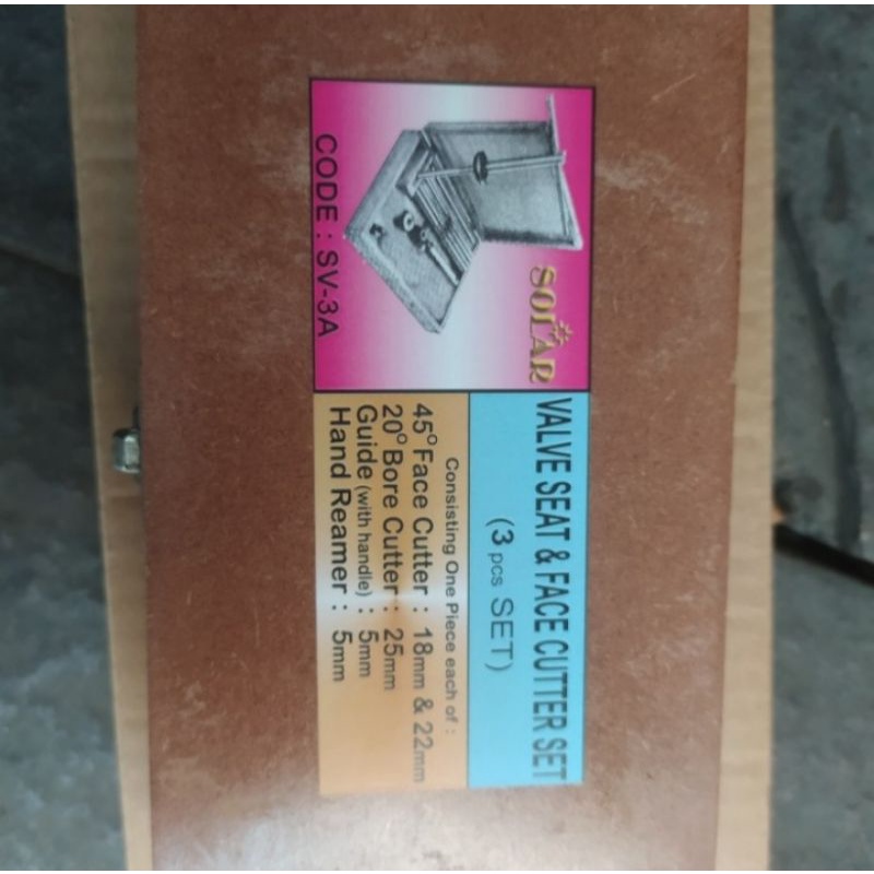 Jual Alat seltel kelep Solar valve set & face cutter set 3 pcs set ...