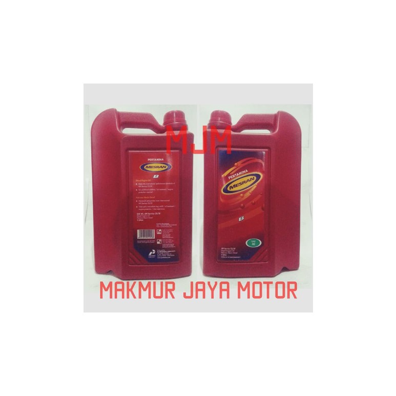Jual OLI PERTAMINA MESRAN B40 5LT GALON | Shopee Indonesia