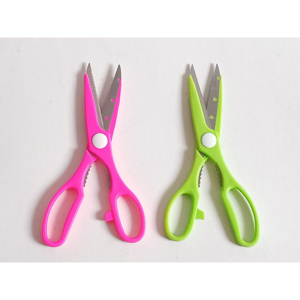 Jual Pisau Gunting 1 pcs Tajam gagang plastik bahan stainless serbaguna ...