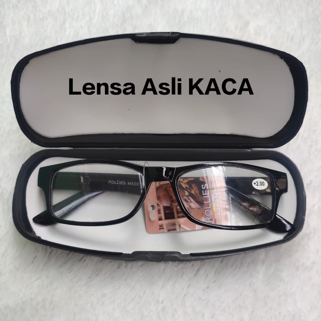Jual COD Kacamata Baca plus Lensa Asli Kaca Anti Gores, Kacamata Baca ...