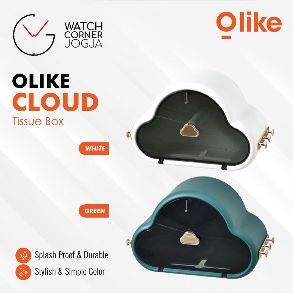 Jual Tempat Tissue OLIKE Cloud Tissue Box Kotak Tisu Bentuk Awan ...