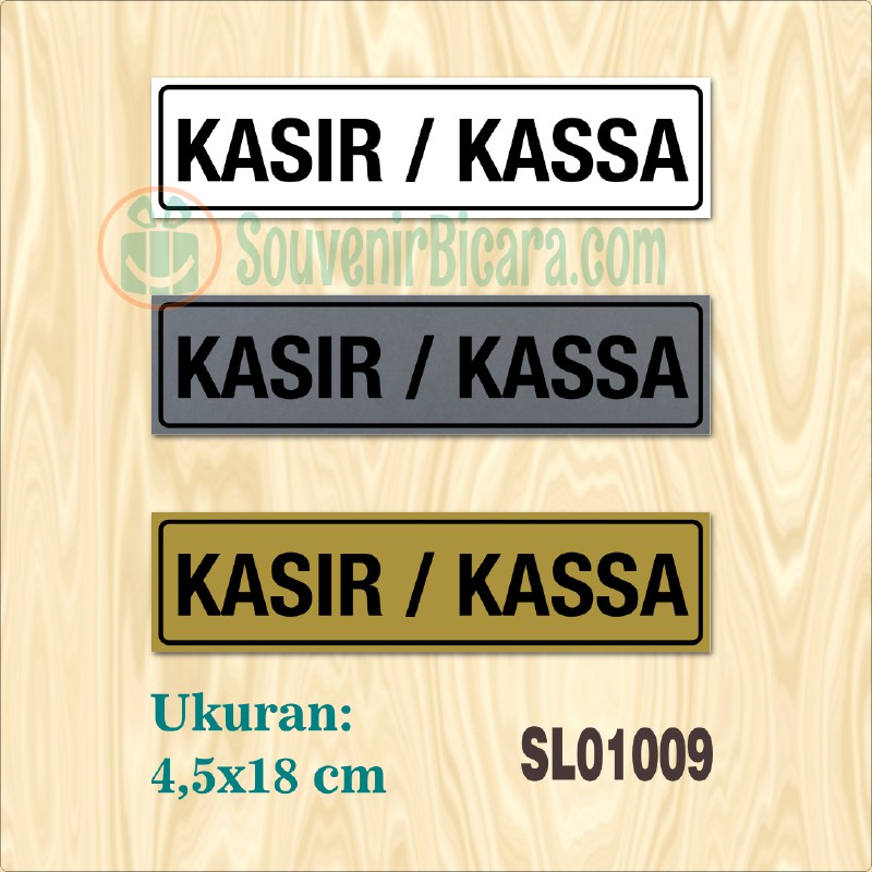 Jual Sign Label Penunjuk - KASIR KASSA - SL010009 | Shopee Indonesia