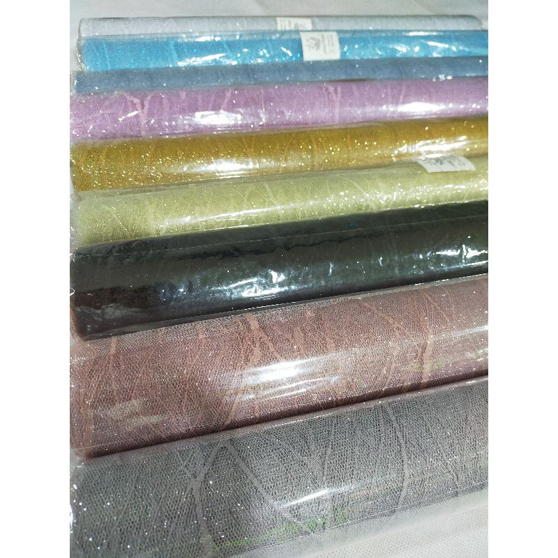 Jual Kain Tile Glitter / kain flower bunga | Shopee Indonesia