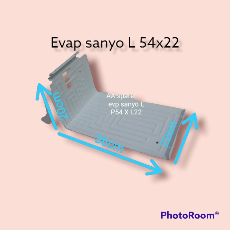 Jual EVAP KULKAS 1 PINTU SANYO L 54x22 / EVAPORATOR KULKAS 1 PINTU SANYO L | Shopee Indonesia