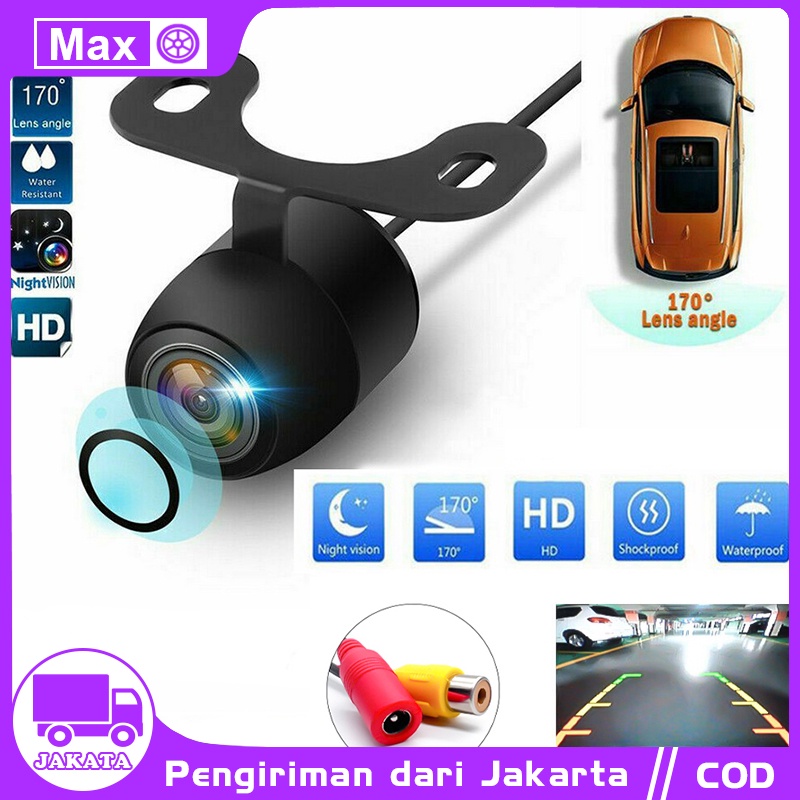 Jual Kamera Mundur Mobil HD Night Vision Sudut Lebar Tampilan Belakang Kamera Parkir Tahan Air ...