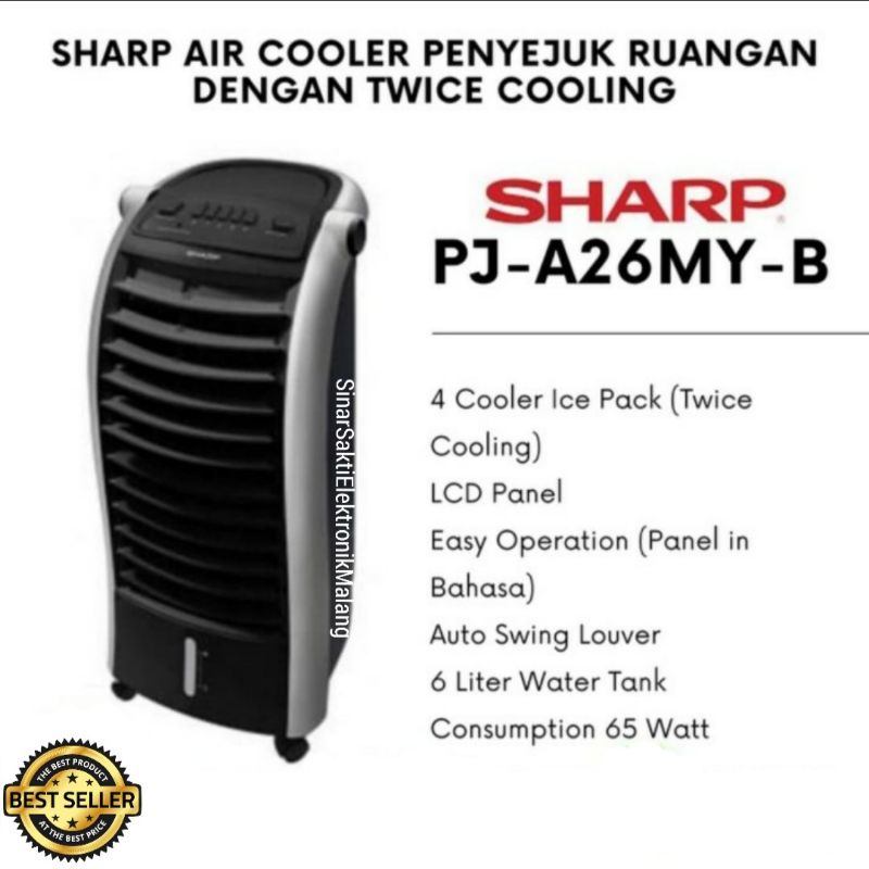Jual Air Cooler Sharp PJ A26 MY PJ-A26MY-BAC Portable PJ A 26 | Shopee ...