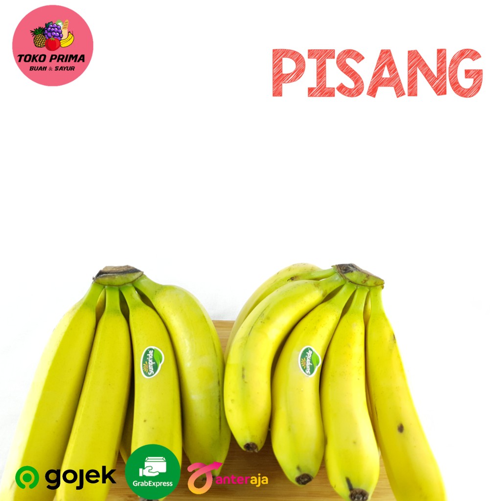 Jual Pisang Sunpride PER 900 - 1000 Gram | Shopee Indonesia