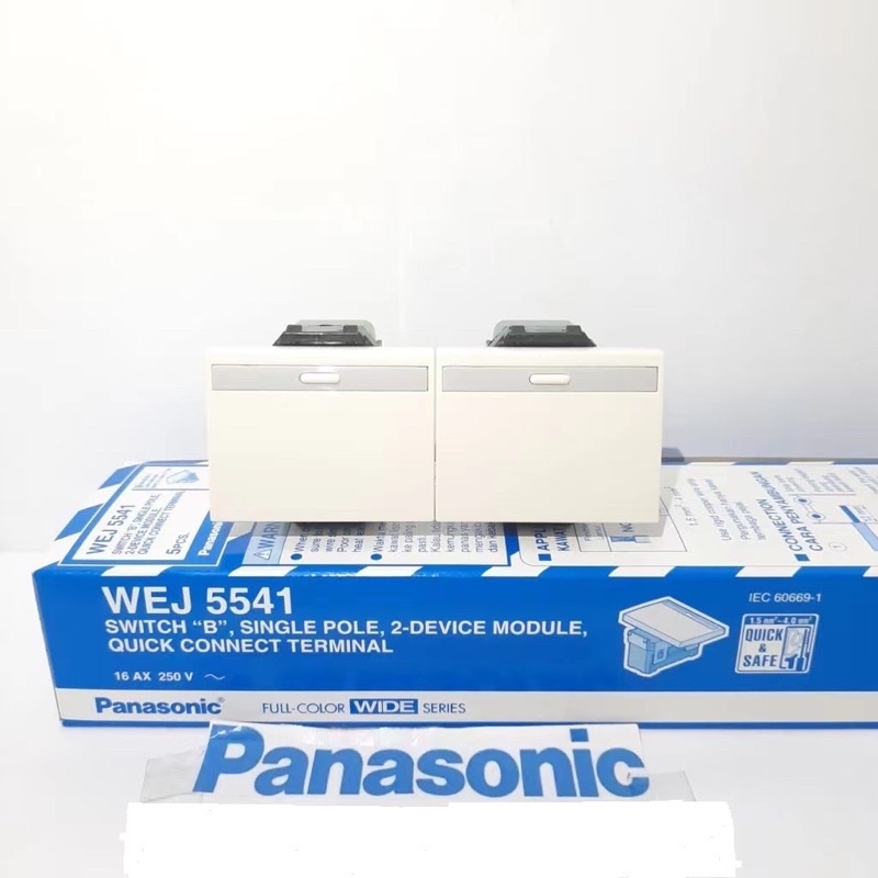 Jual SAKLAR TANAM ENGKEL TUNGGAL PANASONIC WEJ 5541 WEJ5541 WIDE SERIES ...