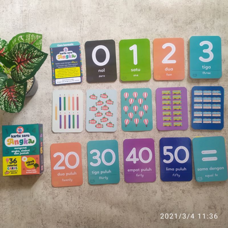 Jual Flash Card Kartu Seru Angka | Shopee Indonesia