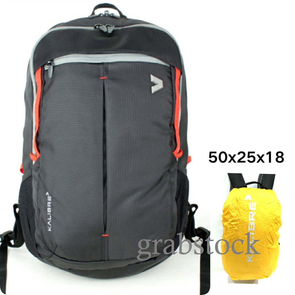 Jual Kalibre Original Tas Ransel Laptop Plus Raincover Hitam List Merah Backpack Balfour ...