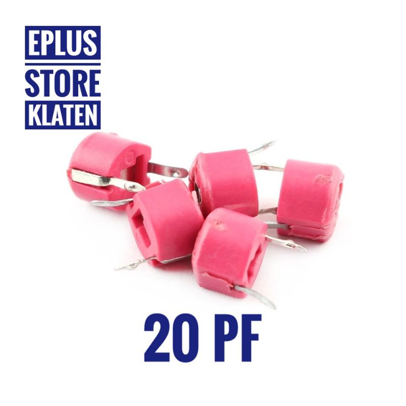 Jual trimer kapasitor variabel 20 pf trimmer capacitor variable 20pf ...