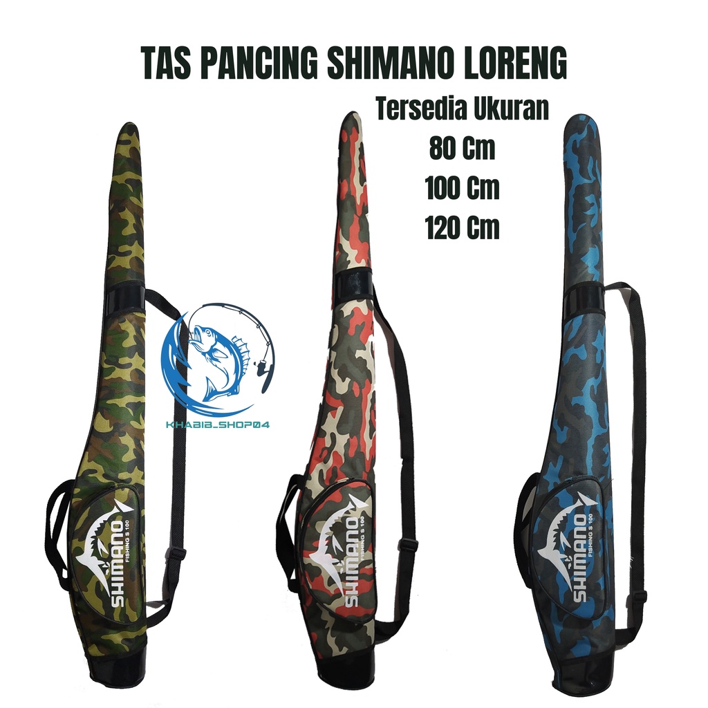 Jual Tas Pancing Shimano Loreng Model Selempang Ukuran 80/100/120 Cm ...