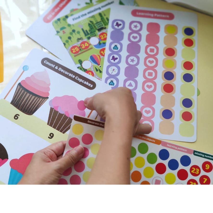 Jual Dot Activities - Aktivitas anak menempel stiker bulat / PAUD ...