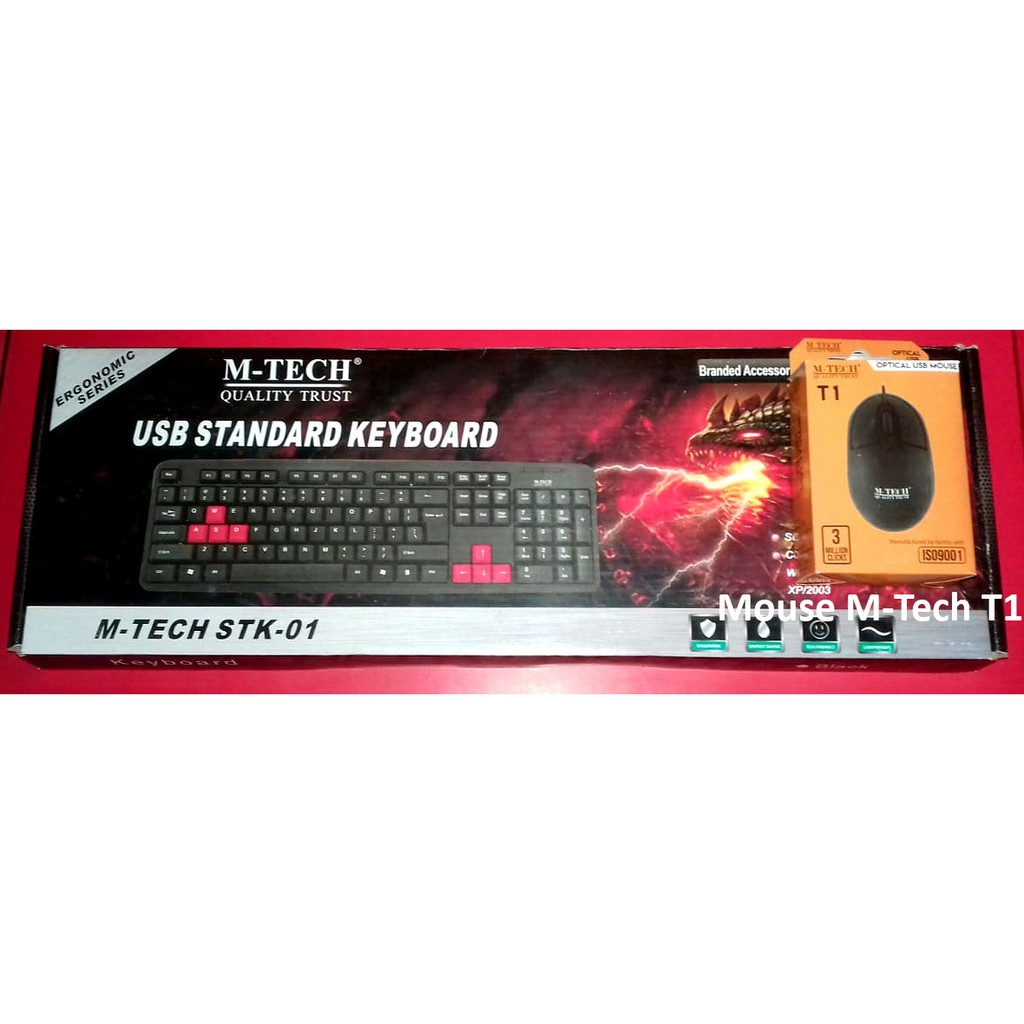 Jual Mouse Keyboard M-Tech - ROBOT | Shopee Indonesia