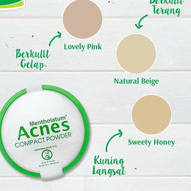 Jual Koleksi andalan Acnes Compact Powder 14 g | Bedak Padat Acne NFV7 ...