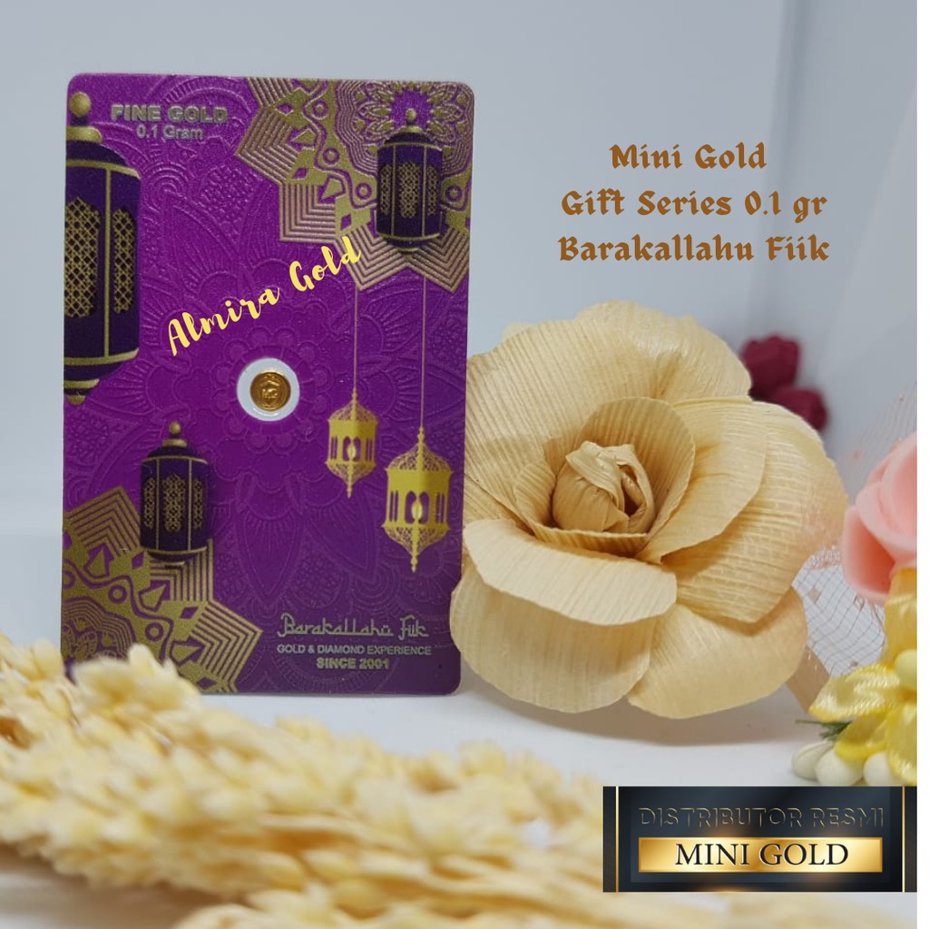 Jual MINI GOLD GIFT SERIES BARAKALLAHU FIIK LOGAM MULIA 24 K EMAS ...