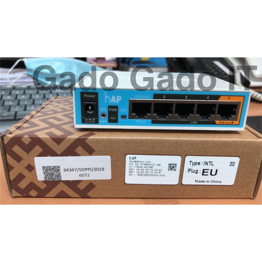 Jual Wireless Routerboard Mikrotik RB951UI-2ND 2.4GHz Onboard Wireless ...