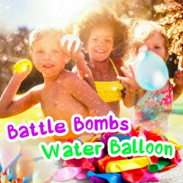 Jual BATTLE BOMBS MAGIC WATER BALOON (ISI 36PCS) | Shopee Indonesia