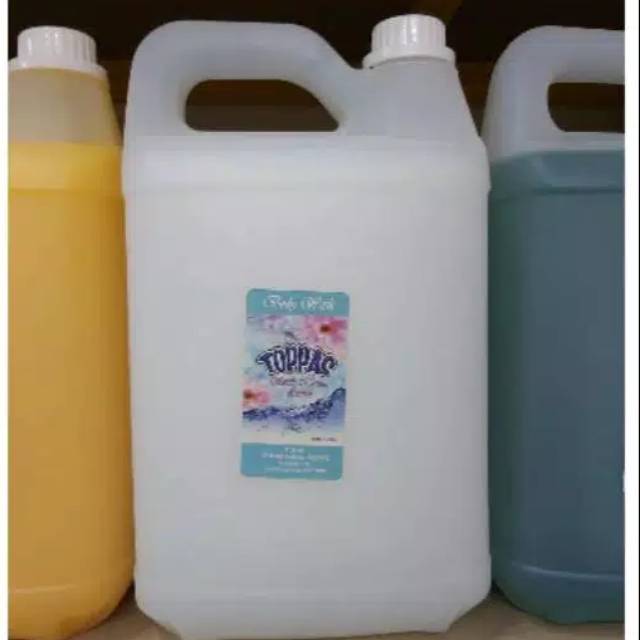 Jual Sabun mandi cair toppas body wash jerigen 5L | Shopee Indonesia