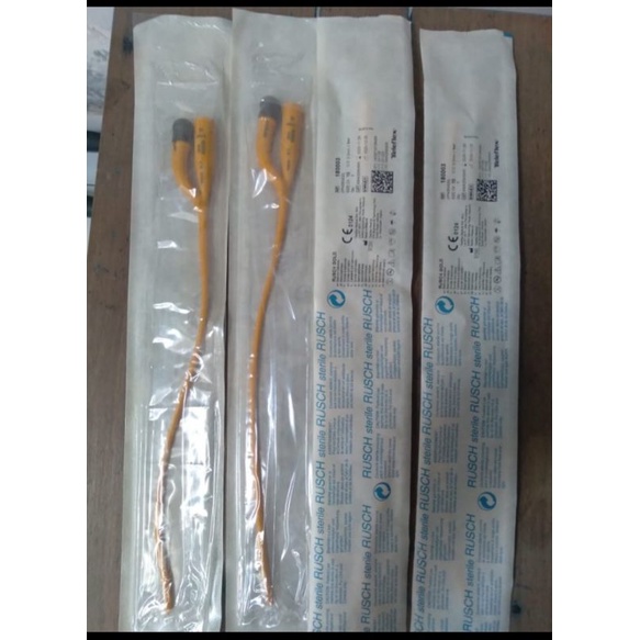 Jual SELANG URIN 2WAY SIZE 10 GOLD | RUSCH | SELANG KATETER SILIKON ...