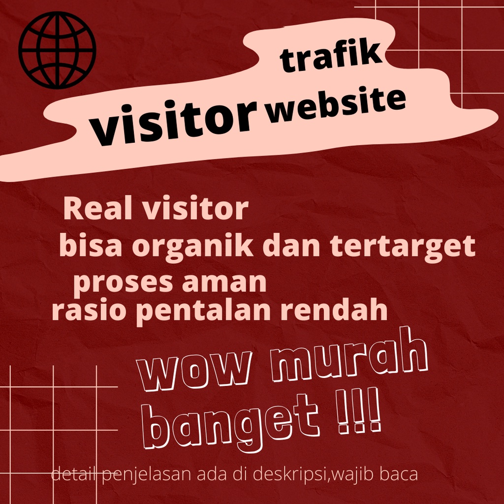 Jual trafik website visitor indonesia atau luar negeri tertarget aman ...