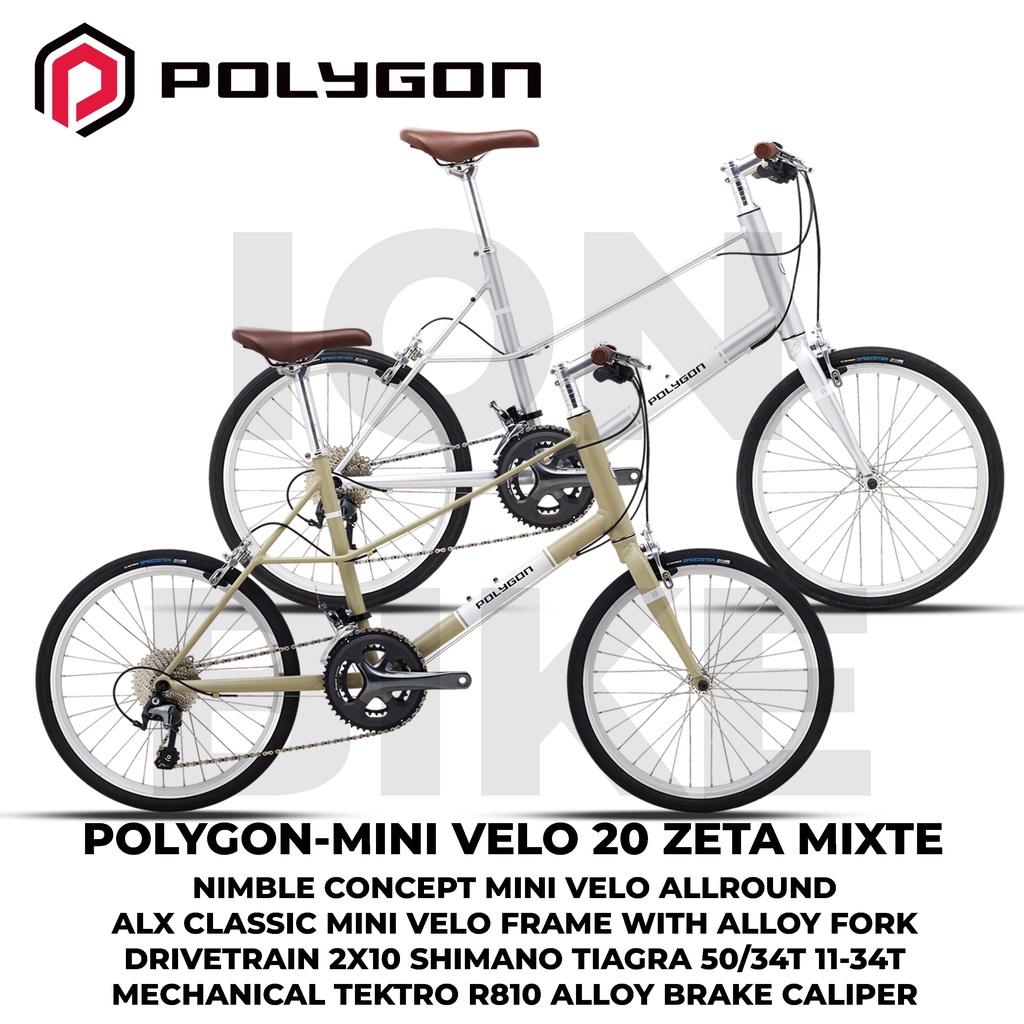 Jual Sepeda Mini Velo 20 Polygon Zeta Mixte Terbaru Minivelo Dewasa Anak Kota Urban 451 22 Alloy ...