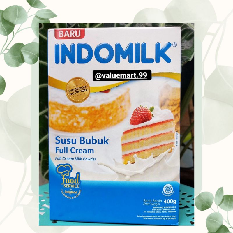 Jual Susu Bubuk Full Cream Indomilk 400gram | Shopee Indonesia