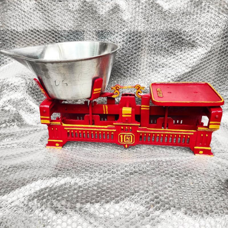 Jual timbangan bebek merk RAJIN RADJIN plus Bandul besi cor set ...