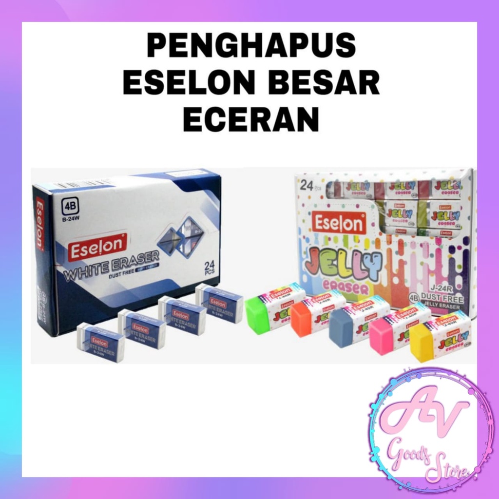 Jual 1PCS PENGHAPUS BESAR ES24 ECERAN / 1buah Penghapus Pensil / Setip ...