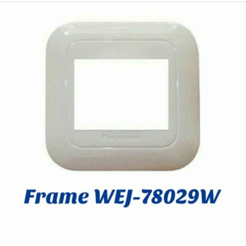 Jual PANASONIC FRAME SAKLAR PUTIH 1GANG 2DEVICE WEJ78029W | Shopee ...