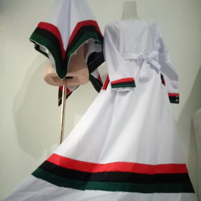 Jual E2F407R Set Gamis Jilbab Palestina Recomended - S, Segi4 130 ...
