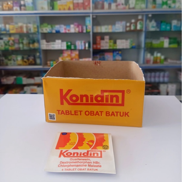 Jual Konidin 𝟏 𝐒𝐓𝐑𝐈𝐏 𝐈𝐒𝐈 𝟒 𝐓𝐀𝐁𝐋𝐄𝐓 - Meredakan Batuk Alergi, Kering dan ...