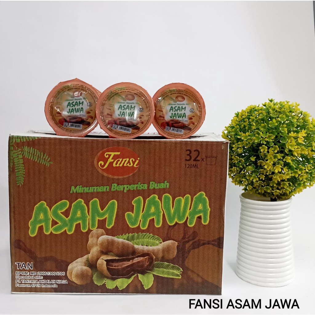 Jual FANSI MINUMAN ASAM JAWA 32 x 120 ML - Minuman Rasa Asam Jawa/Minuman Kemasan/Minuman Siap ...