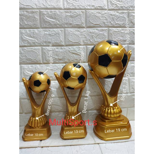 Jual PIALA TROPHY BOLA IMPORT 1 SET | Shopee Indonesia