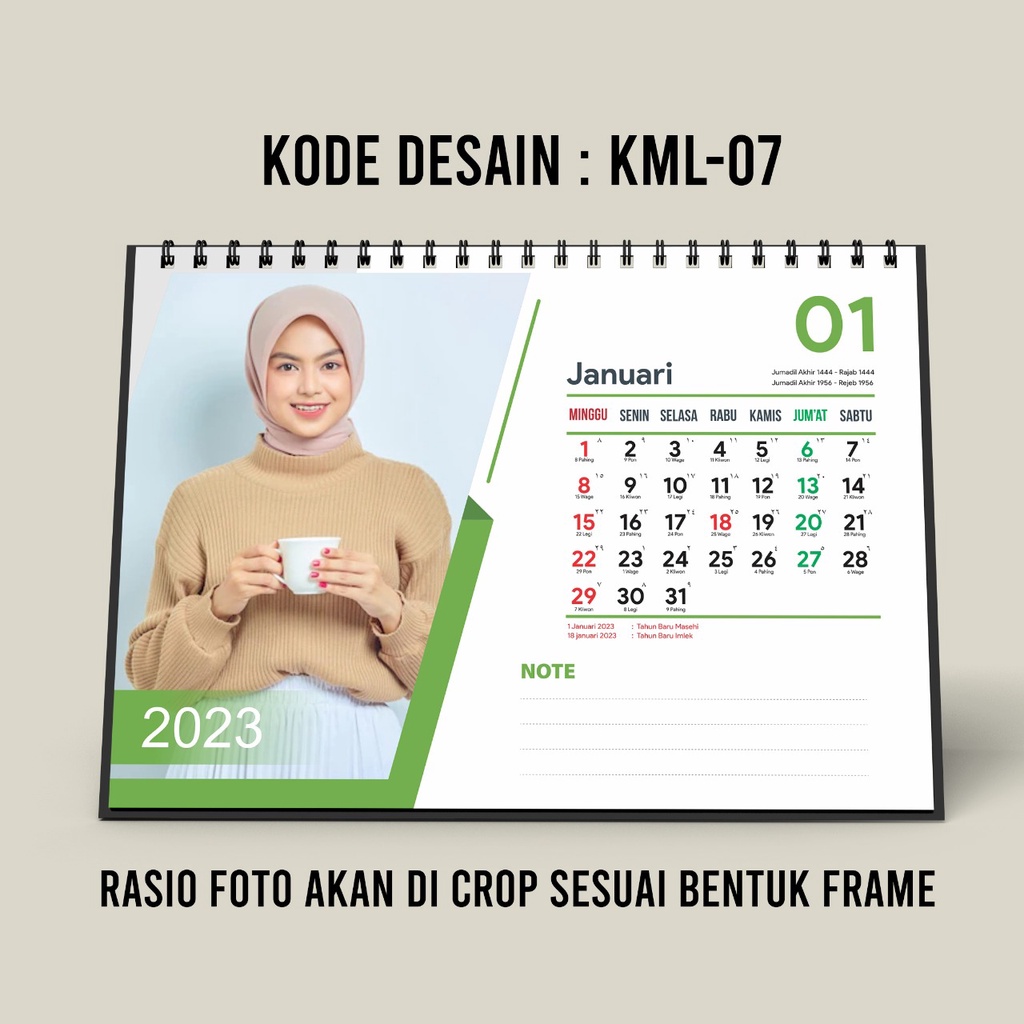 Jual Kalender Duduk Kalender Meja Custom Foto Sendiri Hardcover Jilid ...