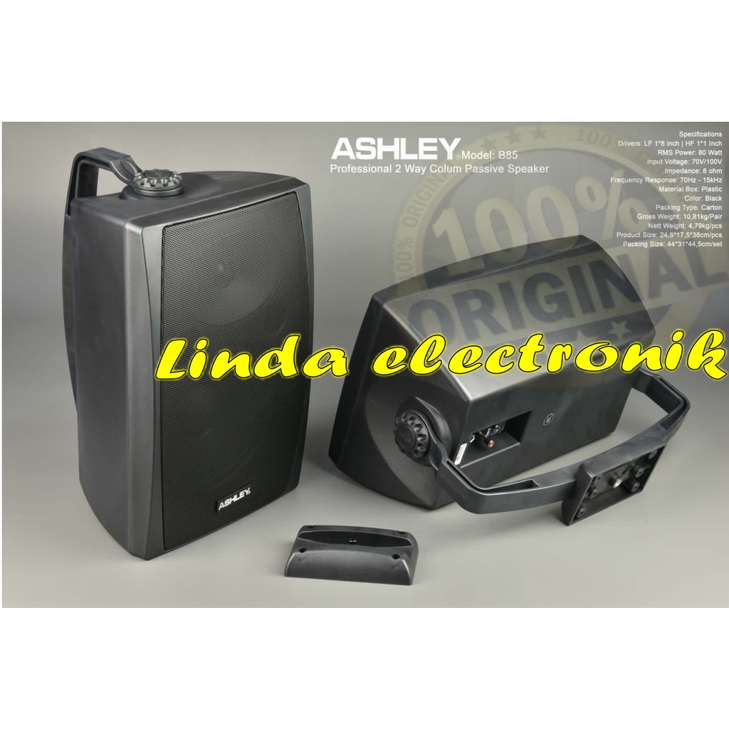 Jual speaker pasif ashley b85 ashley b 85 wall speaker 2bh garansi ...