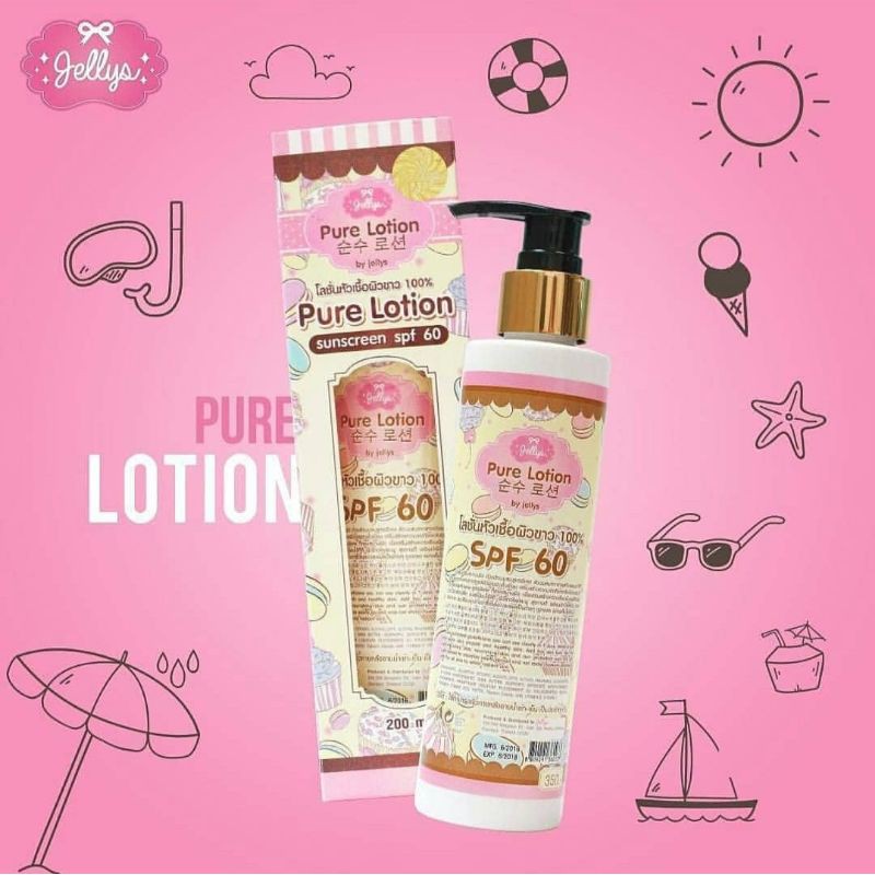 Jual PURE LOTION BY JELLYS ORIGINAL THAILAND | Shopee Indonesia