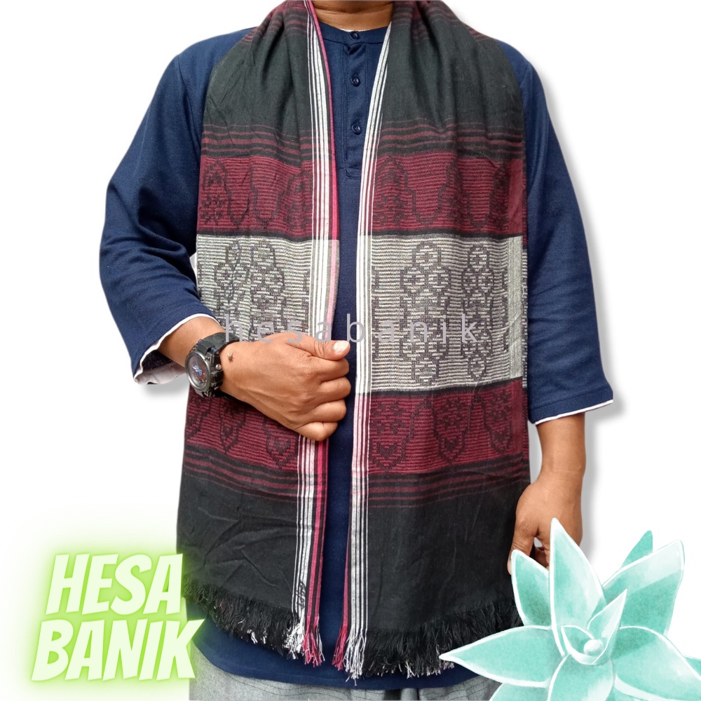 Jual Sorban Panjang subaiyah / surban jumbo motif / sorban jumbo tenun ...