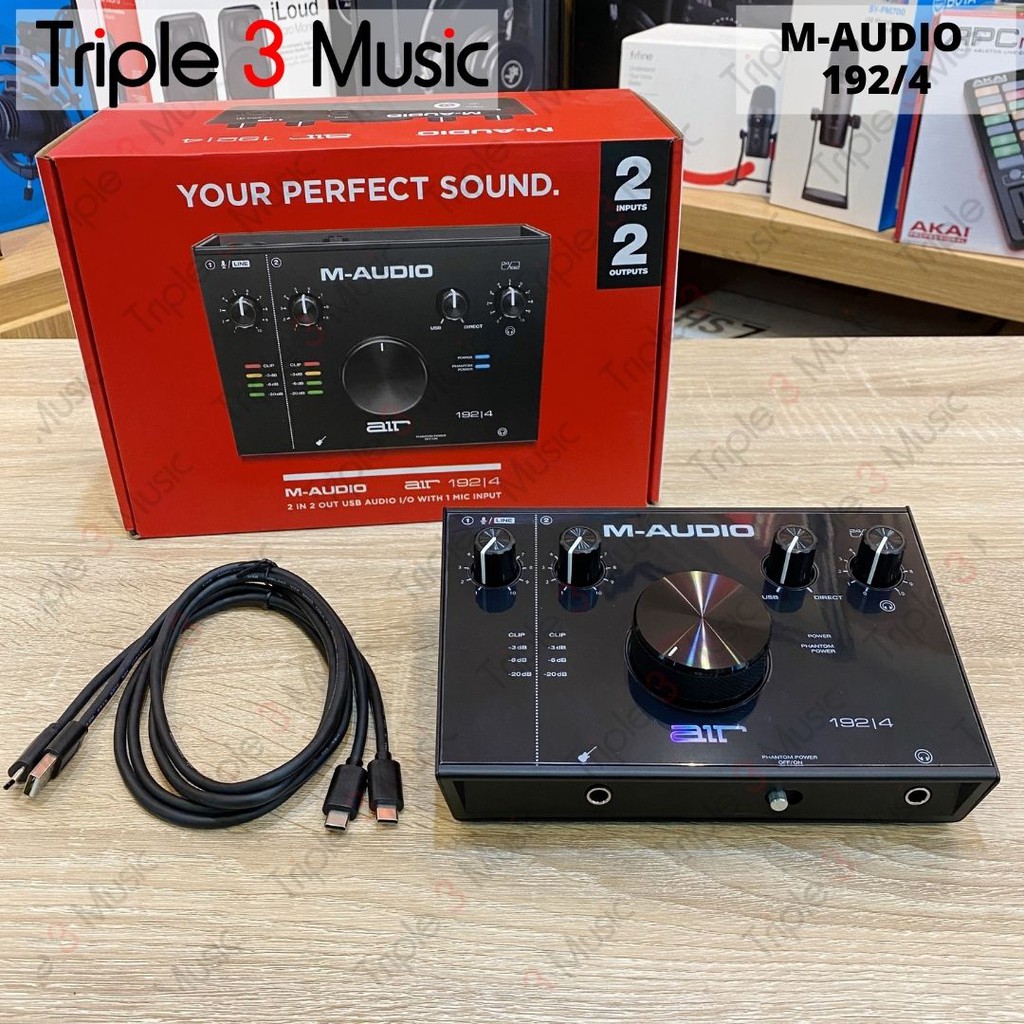Jual M Audio AIR 192 4 USB Soundcard 2in 2out | Shopee Indonesia