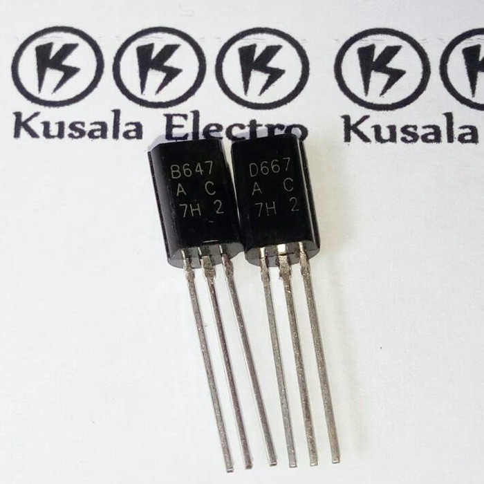 Jual Transistor B647 D667 (Sepasang) | Shopee Indonesia