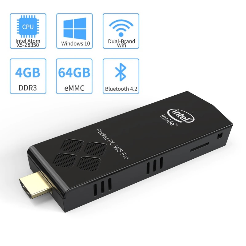 Jual T5B Mini PC Stick RAM 4GB ROM 64GB Windows 10 - Versi Terbaru dari ...
