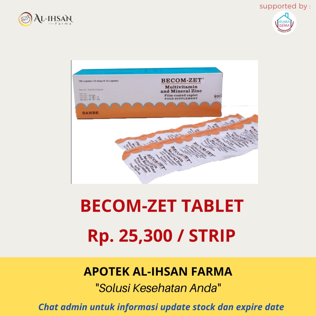 Jual BECOM ZET - MULTIVITAMIN (1 STRIP ISI 10 KAPLET) | Shopee Indonesia Jual BECOM ZET - MULTIVITAMIN (1 STRIP ISI 10 KAPLET) | Shopee Indonesia