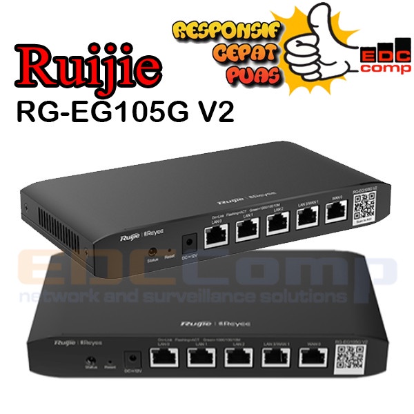 Jual Ruijie RG-EG105G V2|5 Port Gigabit Cloud Managed Router | Shopee Indonesia