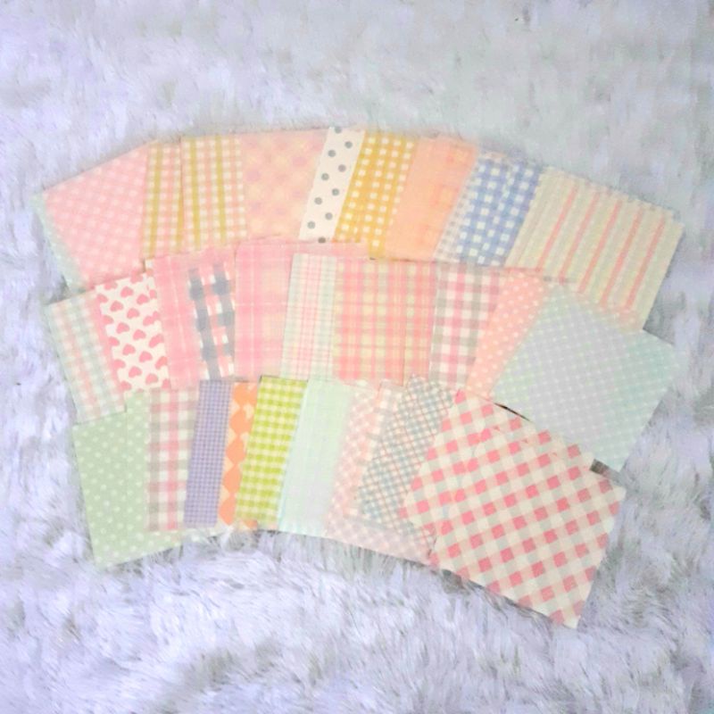 Jual 10 Lembar Pattern Paper / Kertas Memo kotak kotak untuk Bullet ...