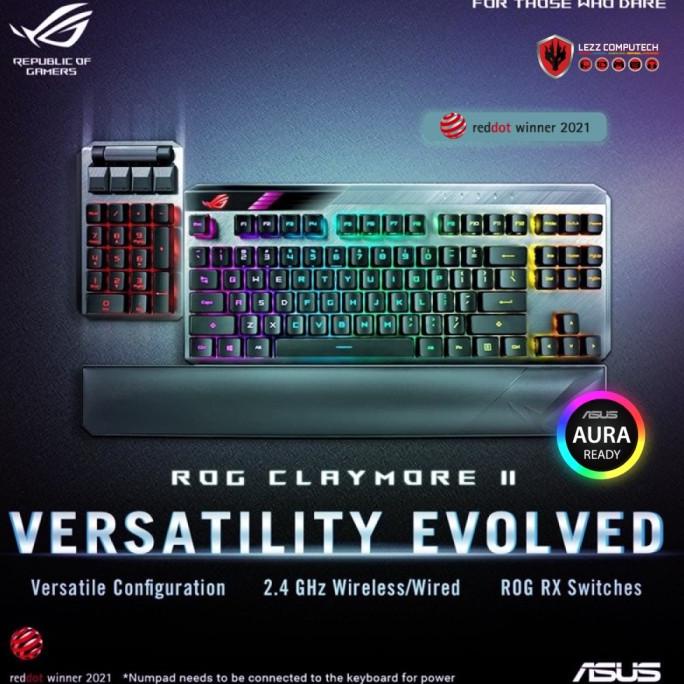 Jual Asus Rog Claymore Ii | Wired & Wireless Rgb Gaming Mechanical ...