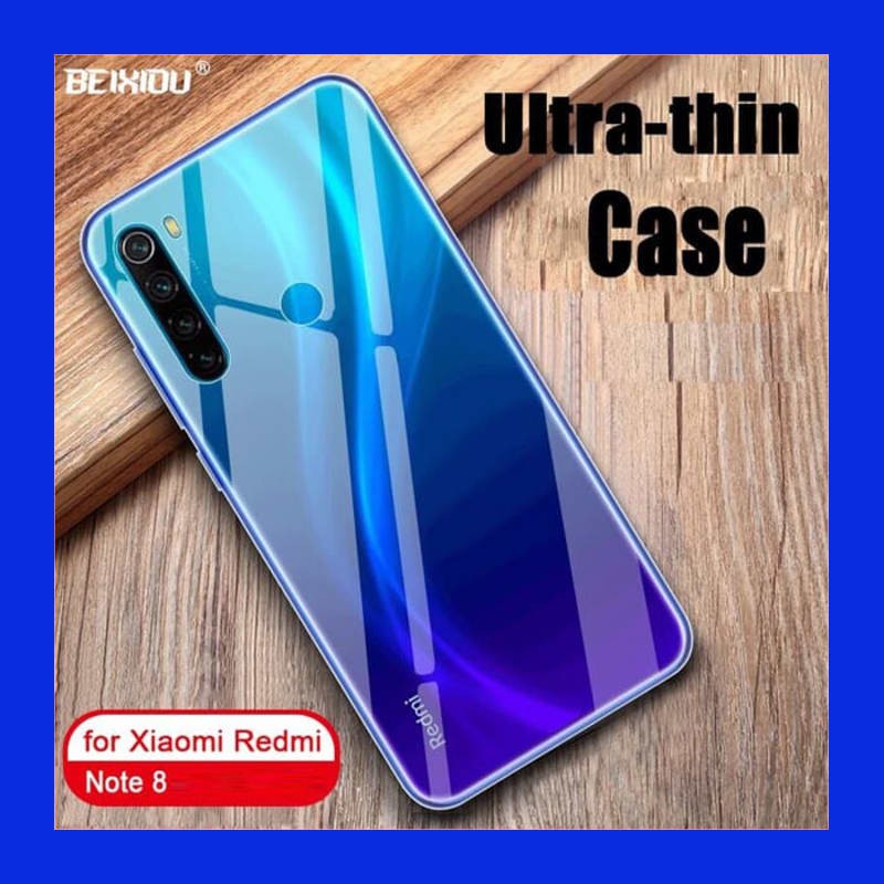 Jual Xiaomi Redmi Note 8 - Clear Soft Case Transparan TPU Casing Cover ...