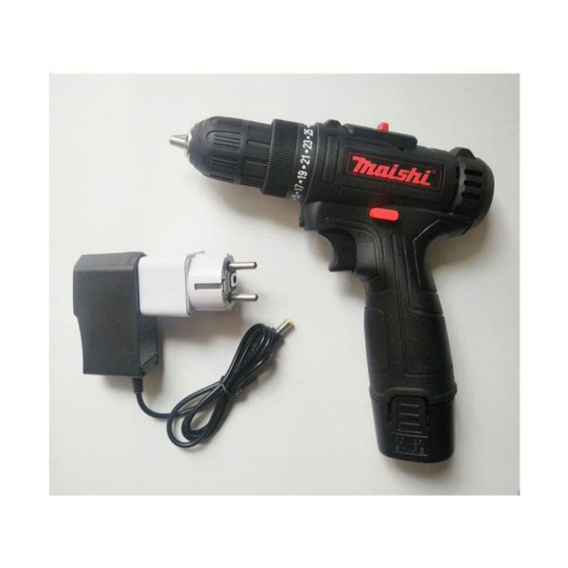 Jual Mesin Bor Tangan Portable Cordless Drill Screwdriver | Shopee ...