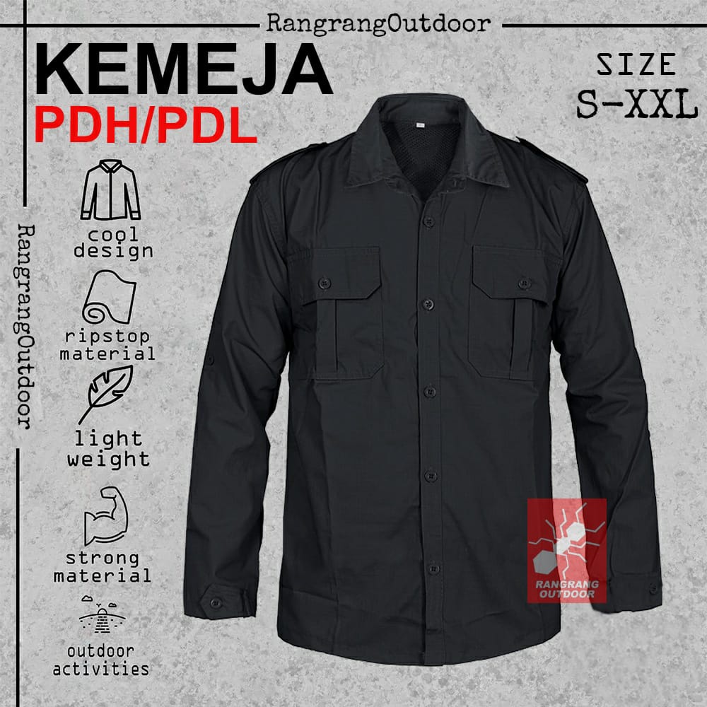 Jual Kemeja PDL / Kemeja Tactical / Kemeja Lapangan / Kemeja Organisasi ...