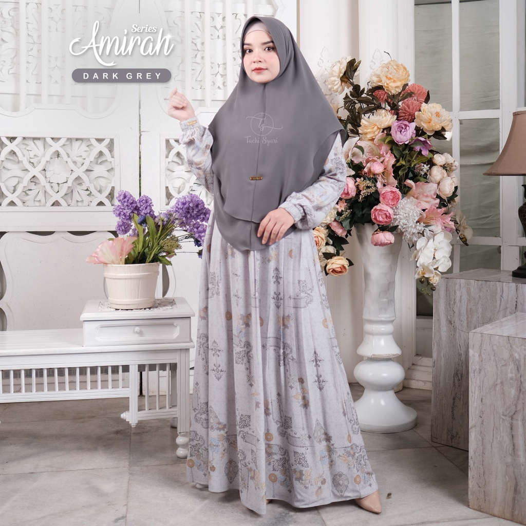 Jual Tachi Syari Amirah Series Gamis Only ( Hanya Gamis ) | Shopee ...